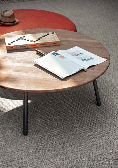 Lage Ronde Tafel Piper Lade Teak - JardinChic