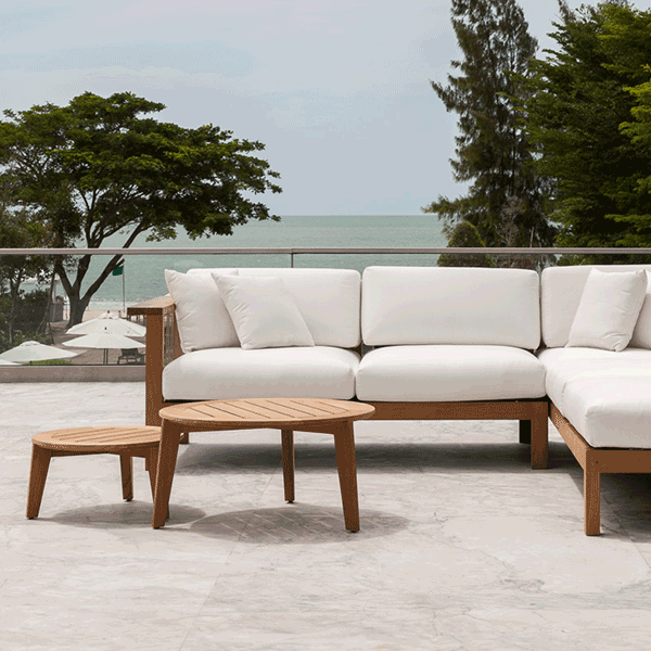 Table Basse Attol Teck - JardinChic